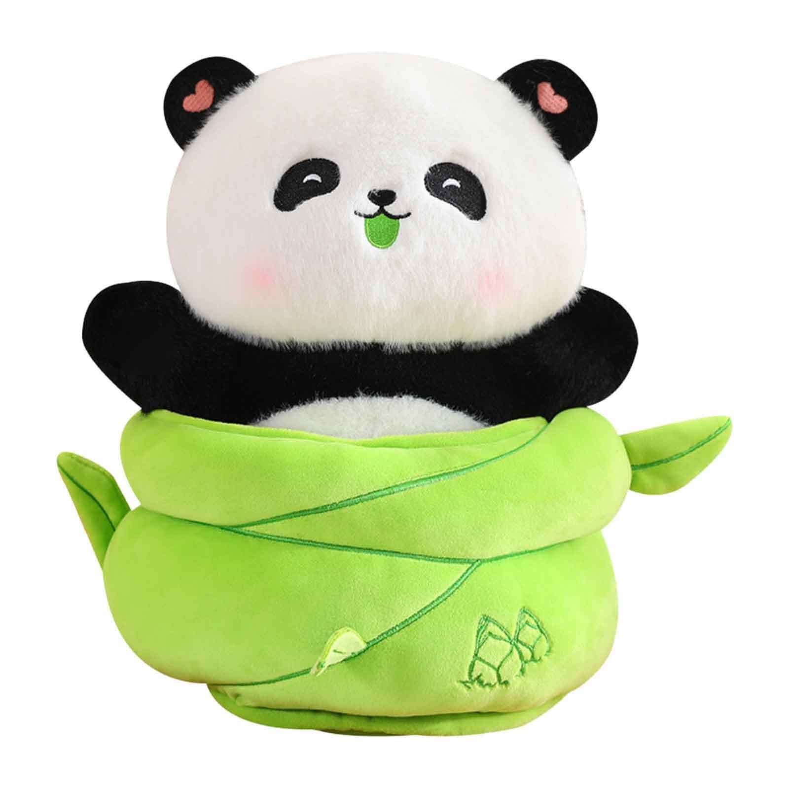 BJBSJSZ Panda Stuffed Animals Plush, Cute Detachable Plushies for ...