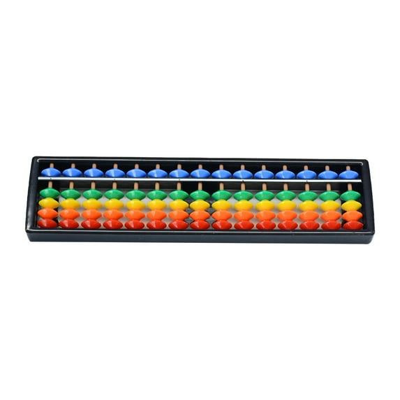 BJBSJSZ Plastic Abacus Beads Chinese Calculator Abacus 17 Digits Math ...