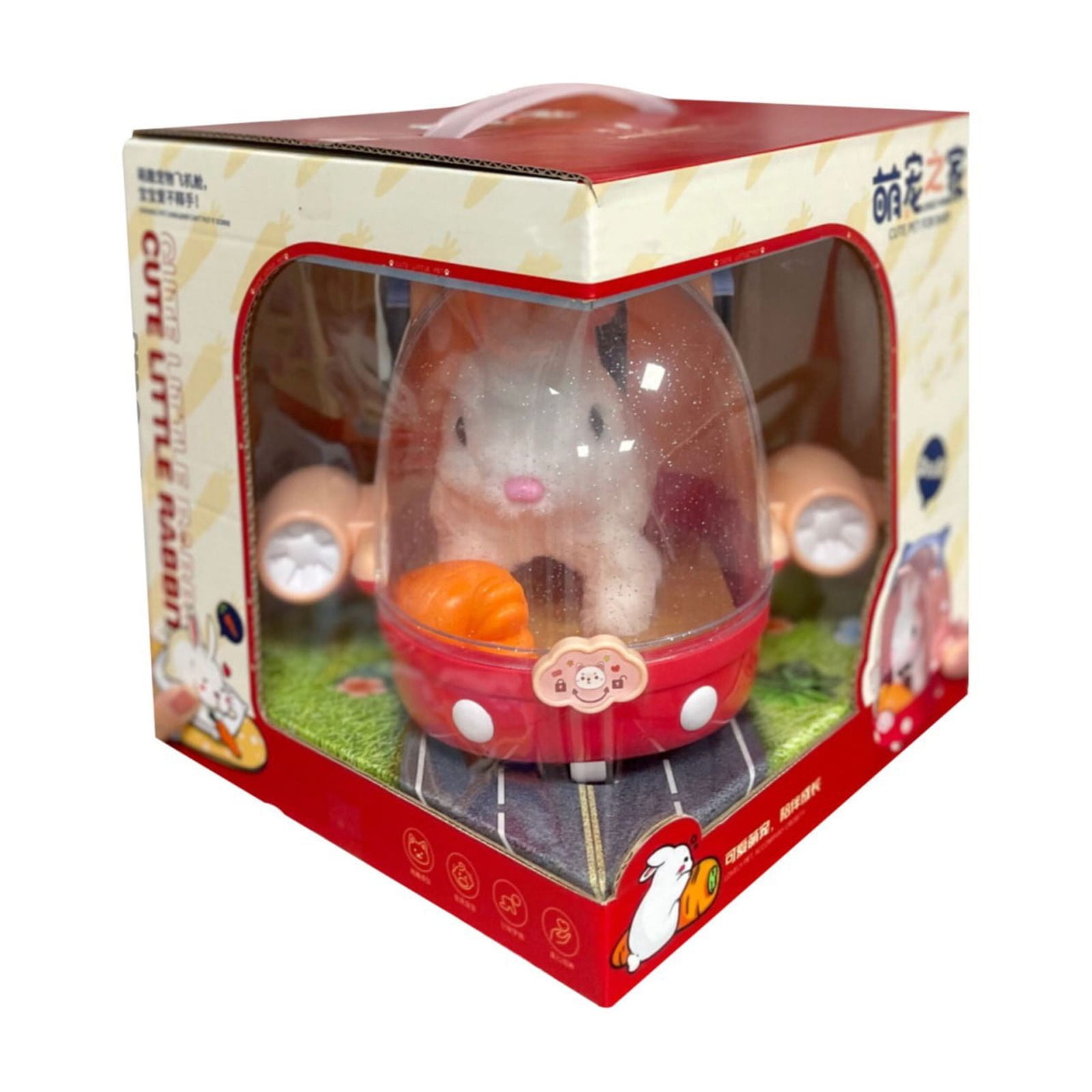 BJBSJSZ Plush Toys Interactive Rabbit Toy for Kids,Funny Robot Rabbit ...