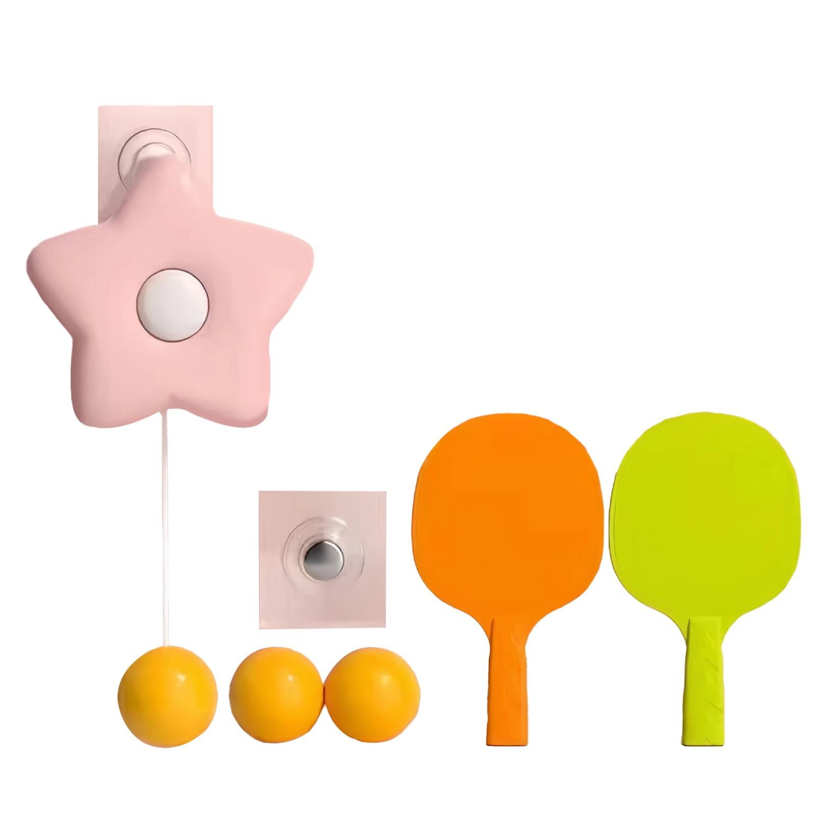 BJBSJSZ Portable Ping Pong Paddle Set for Kids with Racket and Balls ...