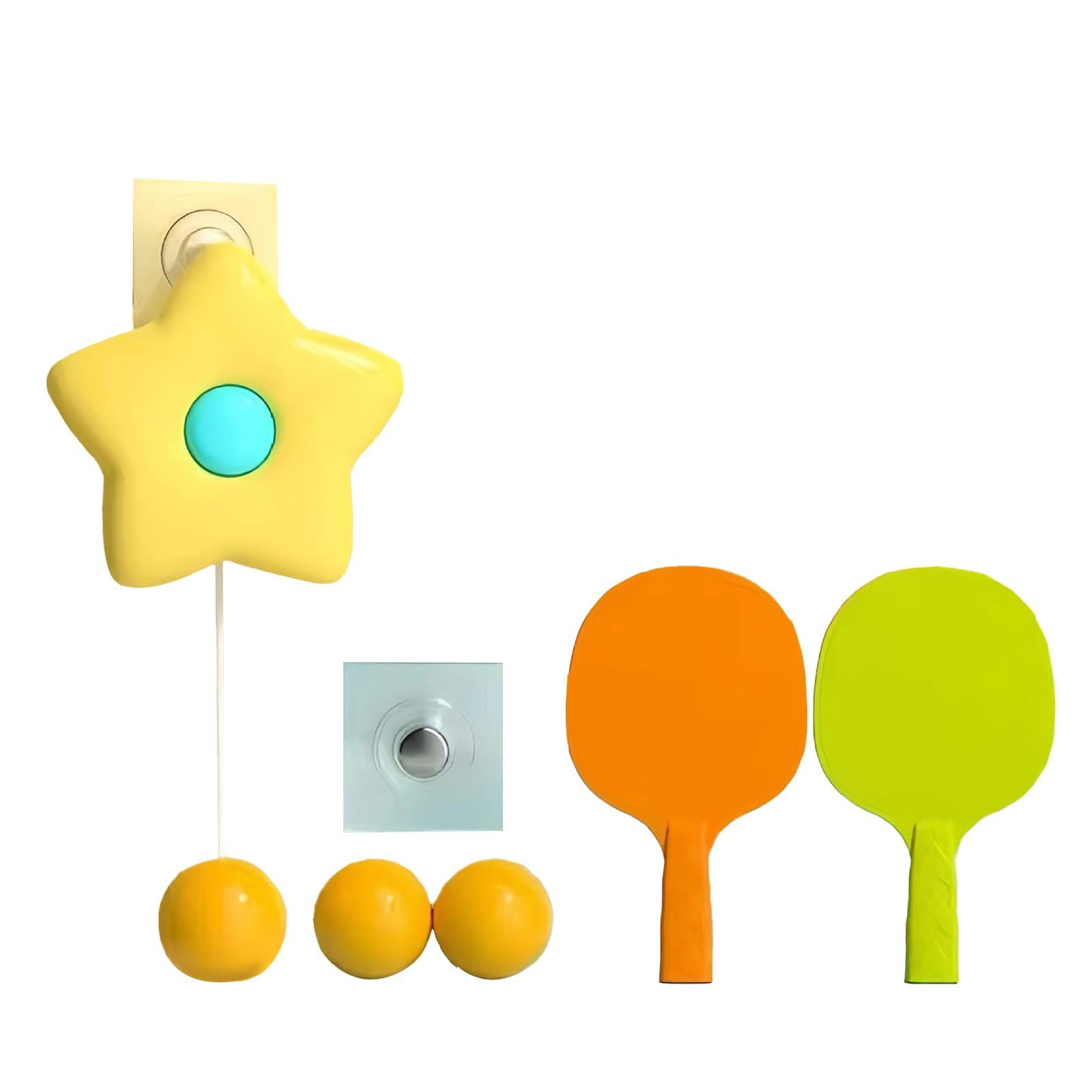 BJBSJSZ Portable Ping Pong Paddle Set for Kids with Racket and Balls ...