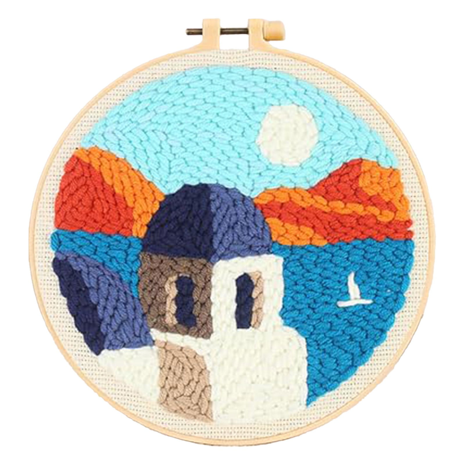 BJBSJSZ Punch Needle Kits Adults Beginner, DIY Embroidery Set Starter ...