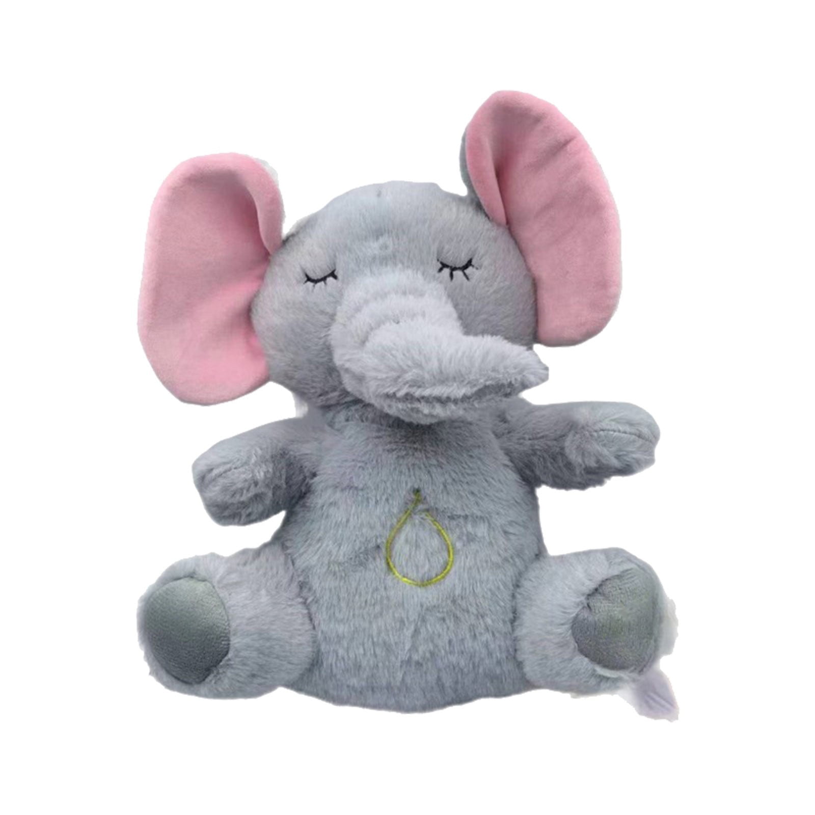 BJBSJSZ Soothing Breathing Stuffed Animal Elephant, Breathing Stuffed ...