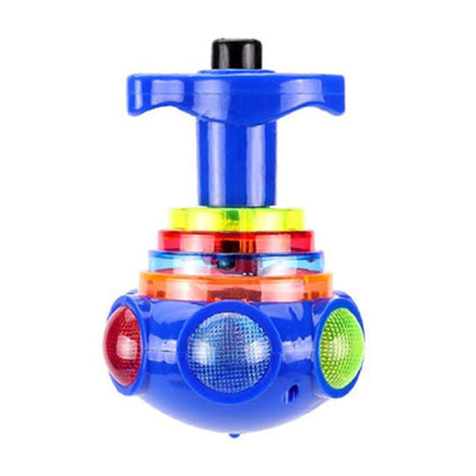 BJBSJSZ Spinning Top Toys, LED Light Up Flashing Music Spinning Tops ...
