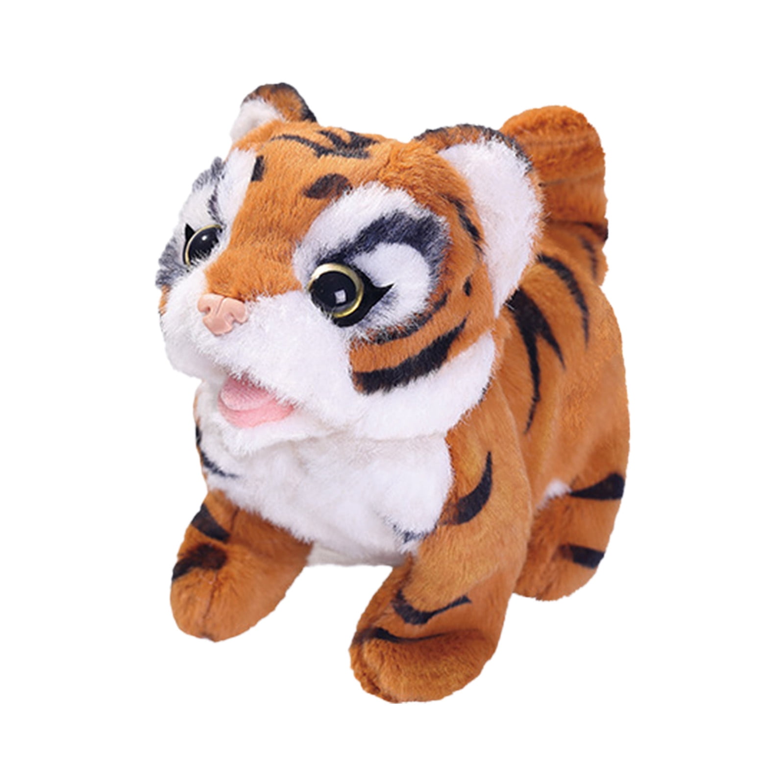 BJBSJSZ Tigers Plush Toy Stuffed Animal Plush Cat - Cute Lifelike Tiger ...