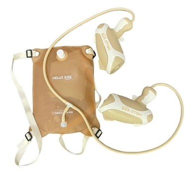 Prextex Fireman Backpack Water Gun Blaster with Fire Hat- Water Gun ...