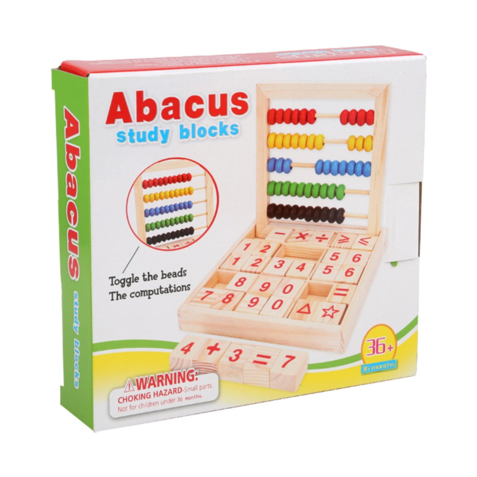 BJBSJSZ Wooden Educational Counting Toy, Toysery Abacus for Kids Math ...