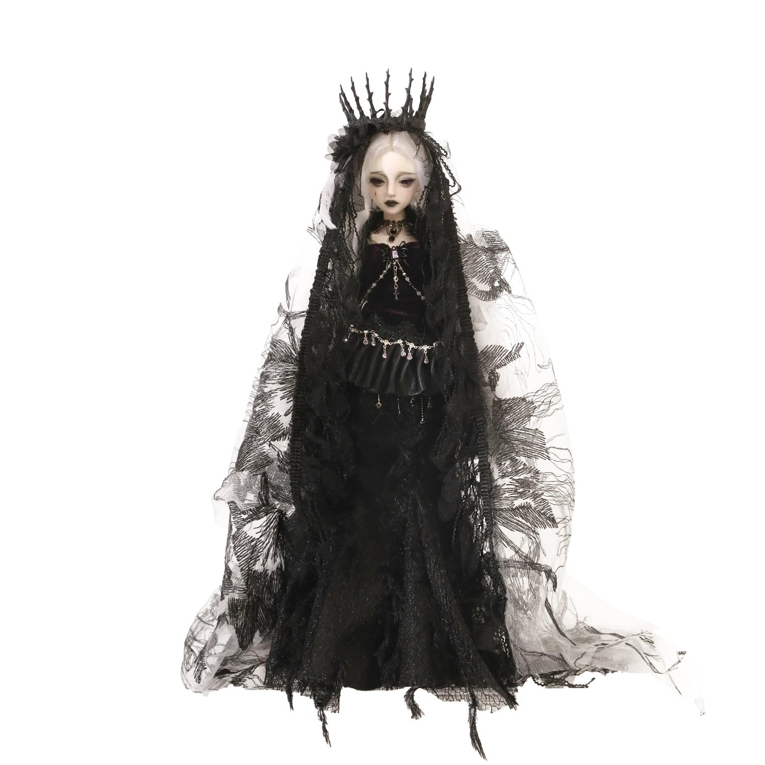 BJD Doll 1/4 Fuvera Full Set Gothic Dark Series Countess Anime Figure ...