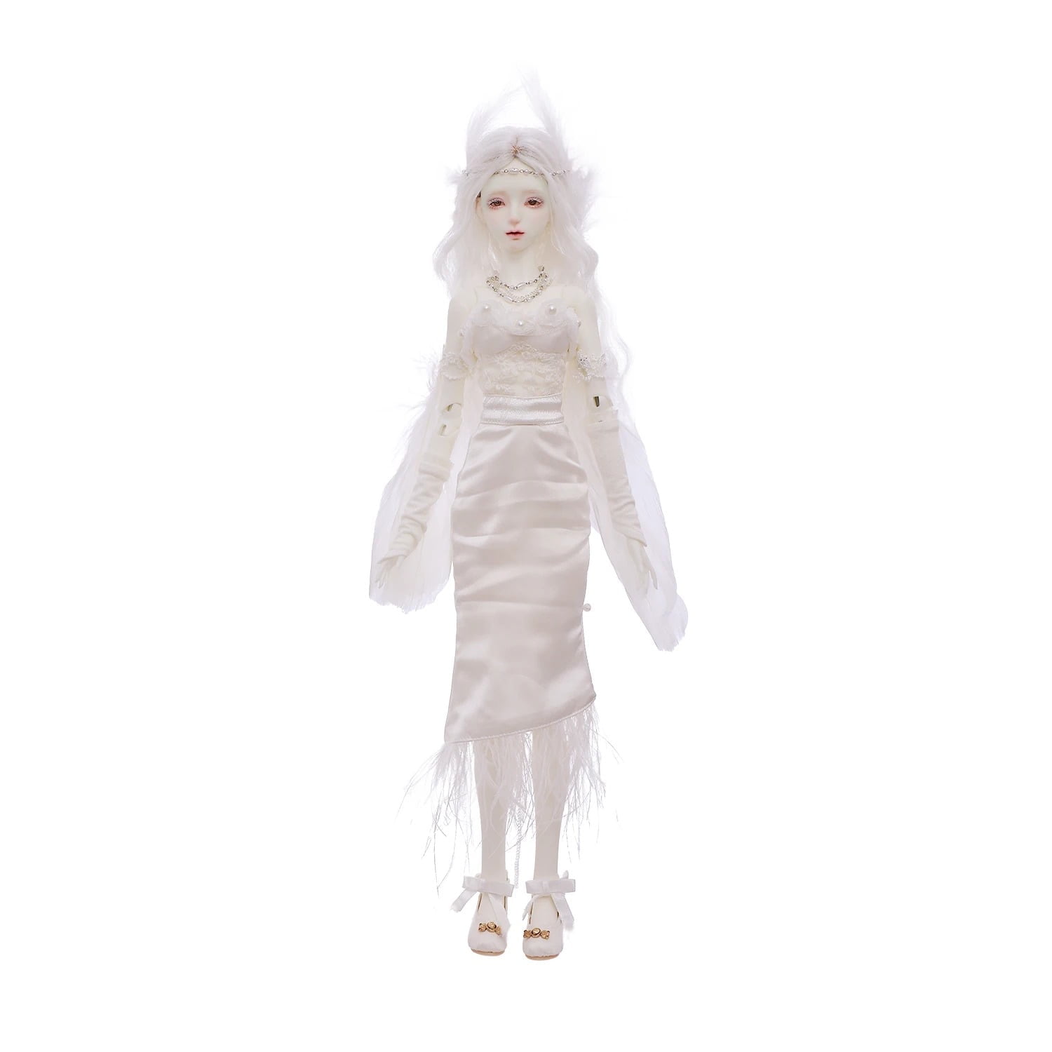 BJD Doll Custom Nyssa 1/4 MSD Legendary White Phoenix Full Set Resin ...