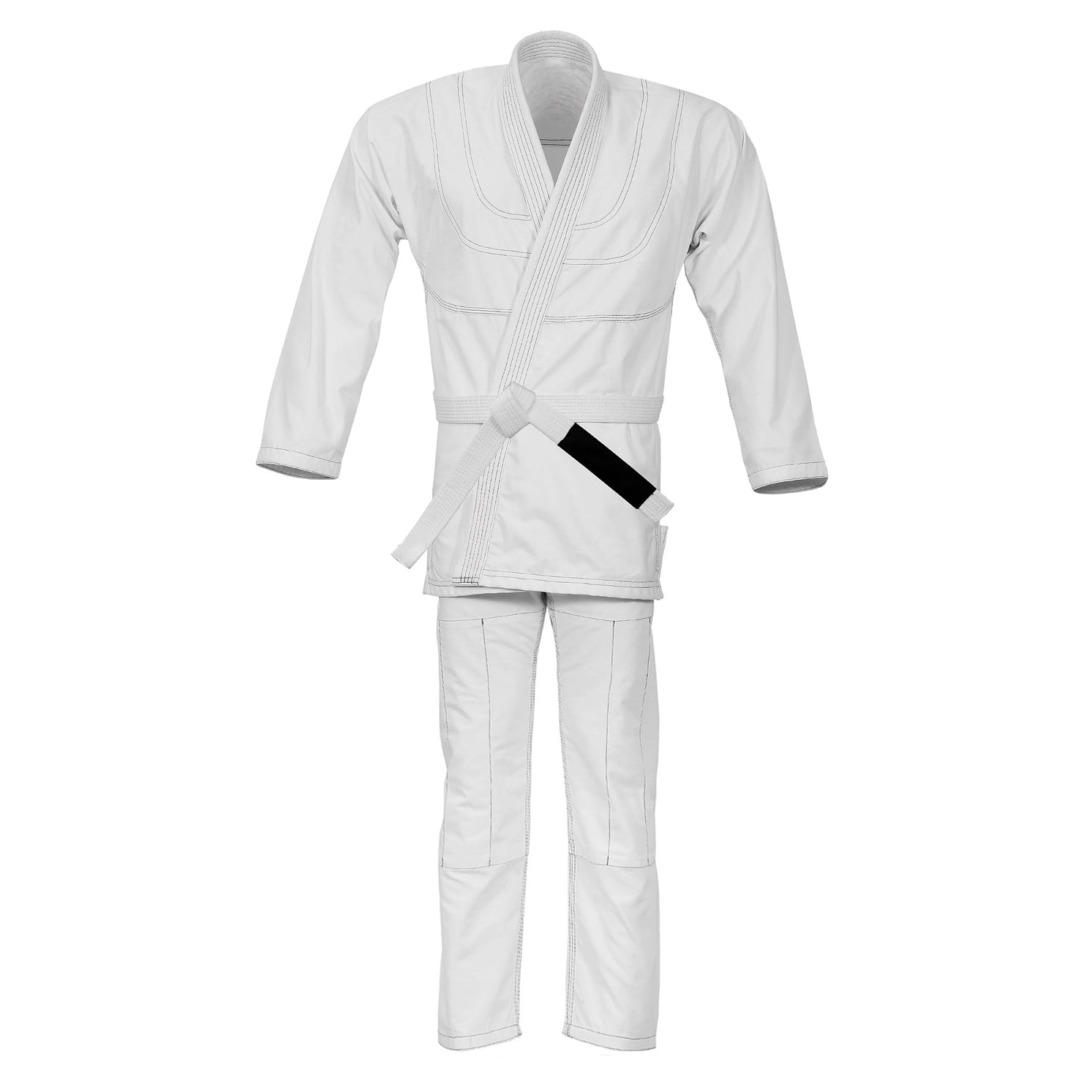 BJJ Gi Kimono, 100% cotton Ultra Light Jiu Jitsu Uniform Black Canvas ...