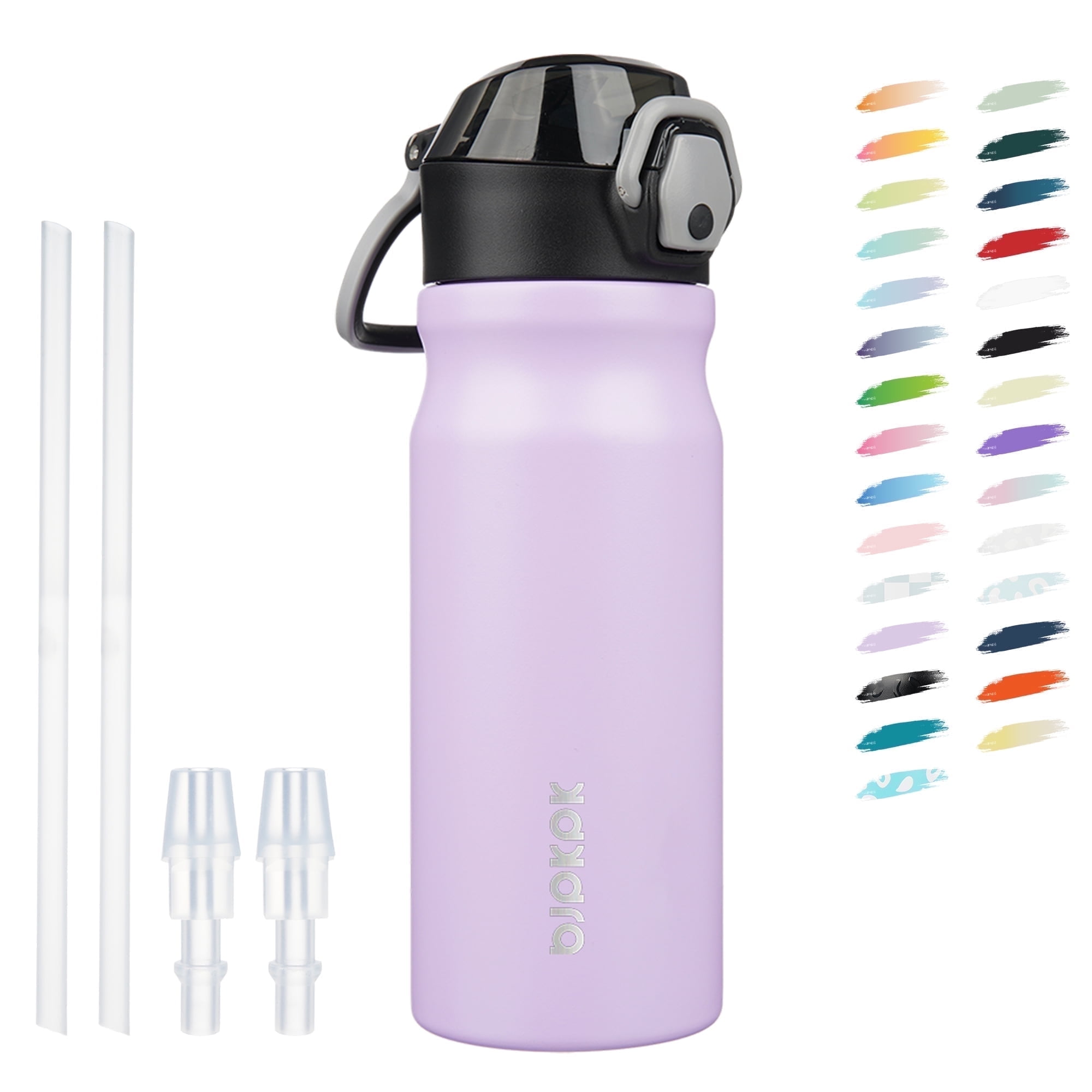 BJPKPK 18oz Stainless Steel Water Bottle, Insulated, Spill Resistant ...