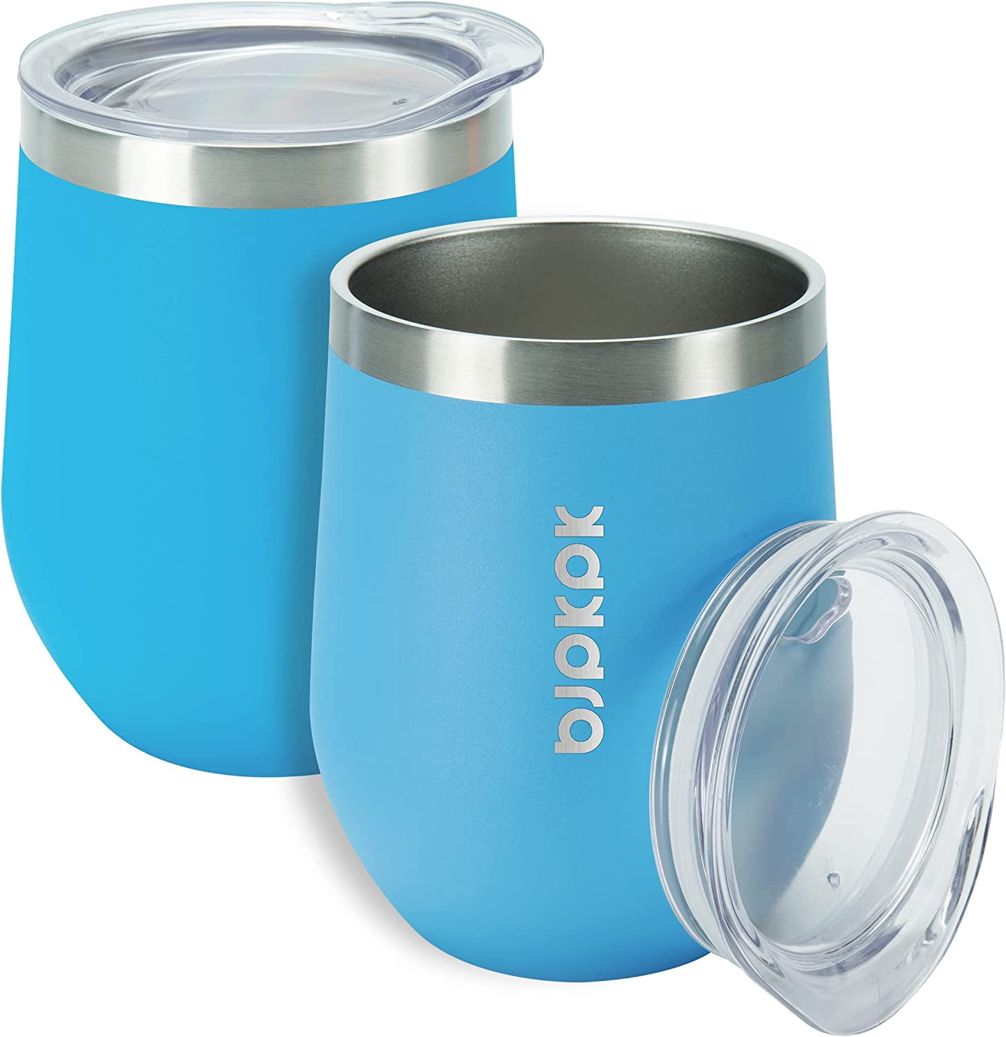 BJPKPK 2 pcs 12oz Insulated wine tumbler, 12oz Insulated Wine Tumbler ...