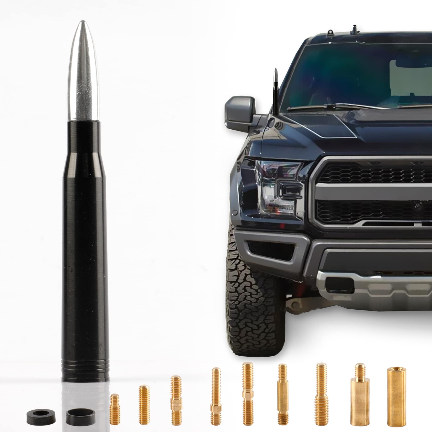 BJSIA Universal Car Antenna Replacement Compatible with Ford, Dodge ...