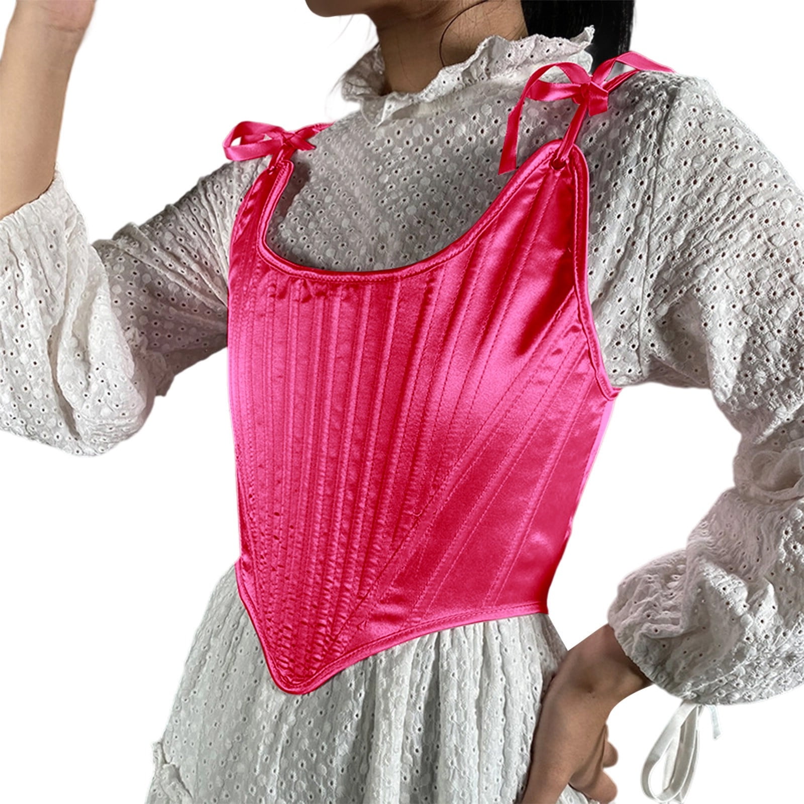 BJUTIR Corset Tops For Women Waist Lace Bustier Corset Top Stylish ...