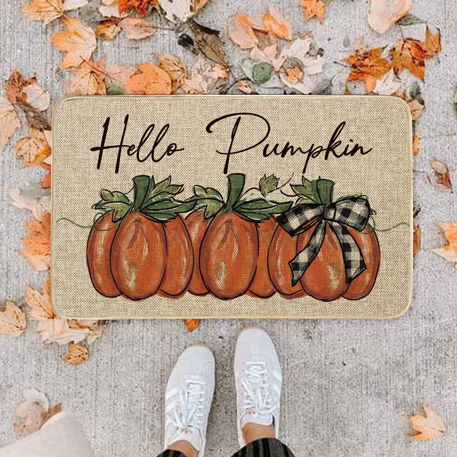 BJUTIR Door mat Indoor And Outdoor Carpet Porch Front Door Thanksgiving ...