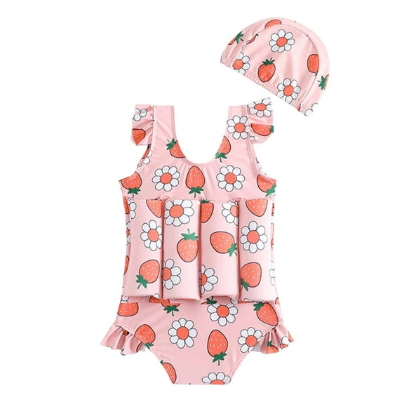 BJUTIR Girls Bathing Suits Buoyancy Swimsuit Children Learn Swimming ...