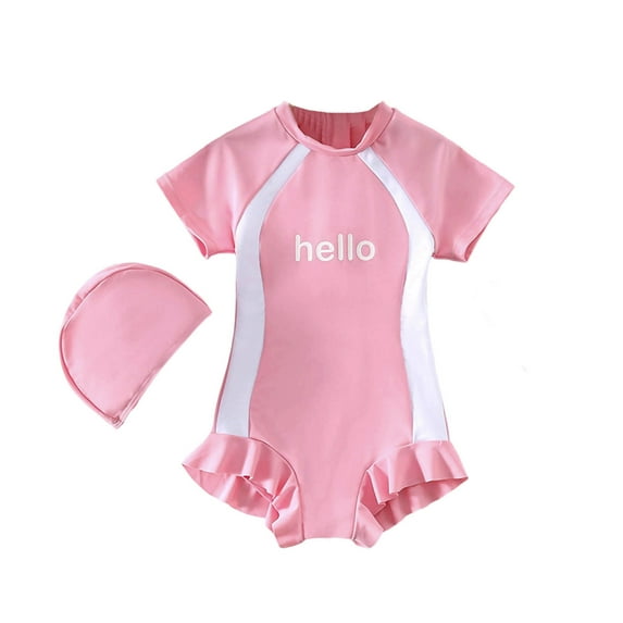 BJUTIR Girls Bathing Suits Long Sleeve Swimsuit Upf 50+ Sun Protection ...