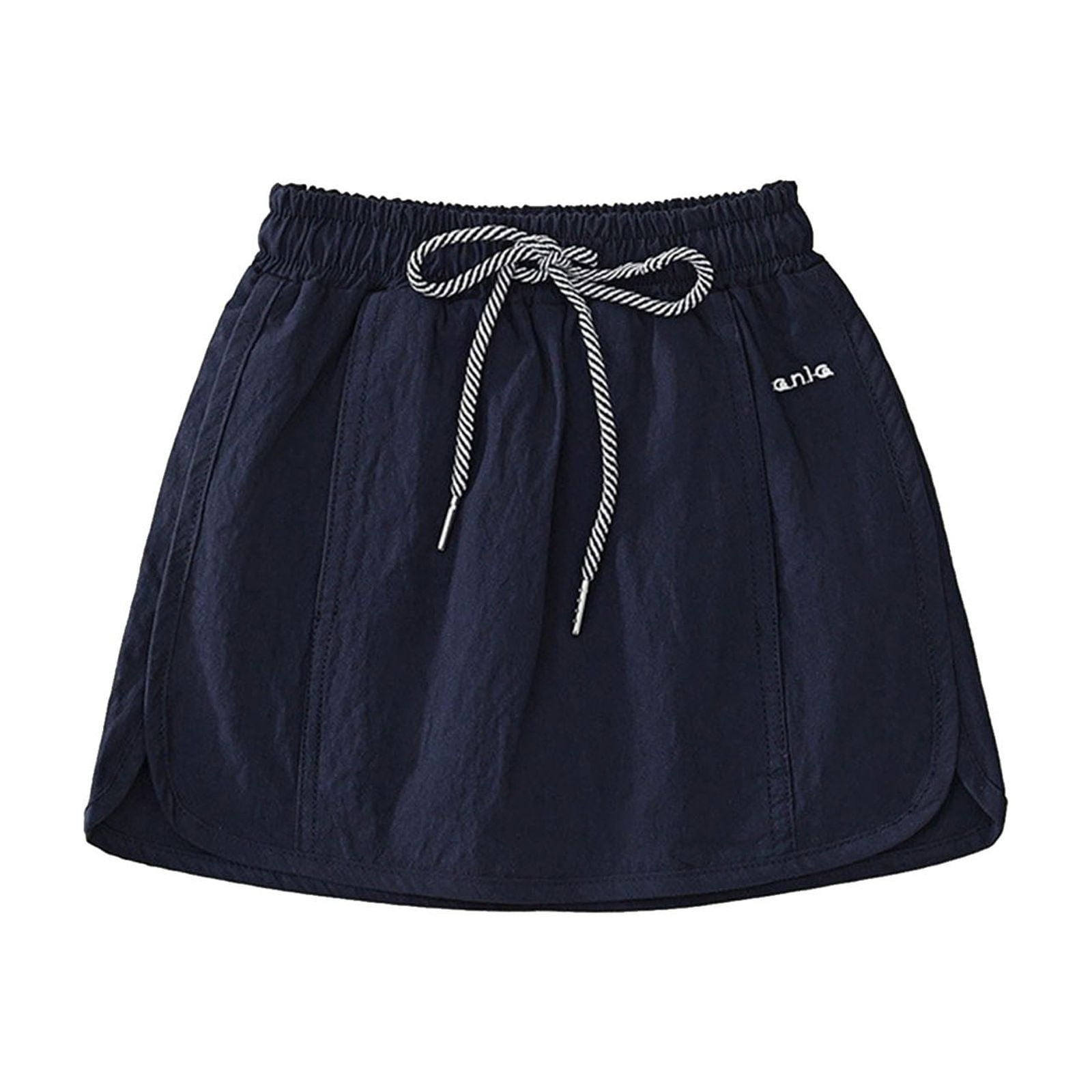 BJUTIR Girls Cargo Skirts For Toddlers High Waist Elastic Waistband ...