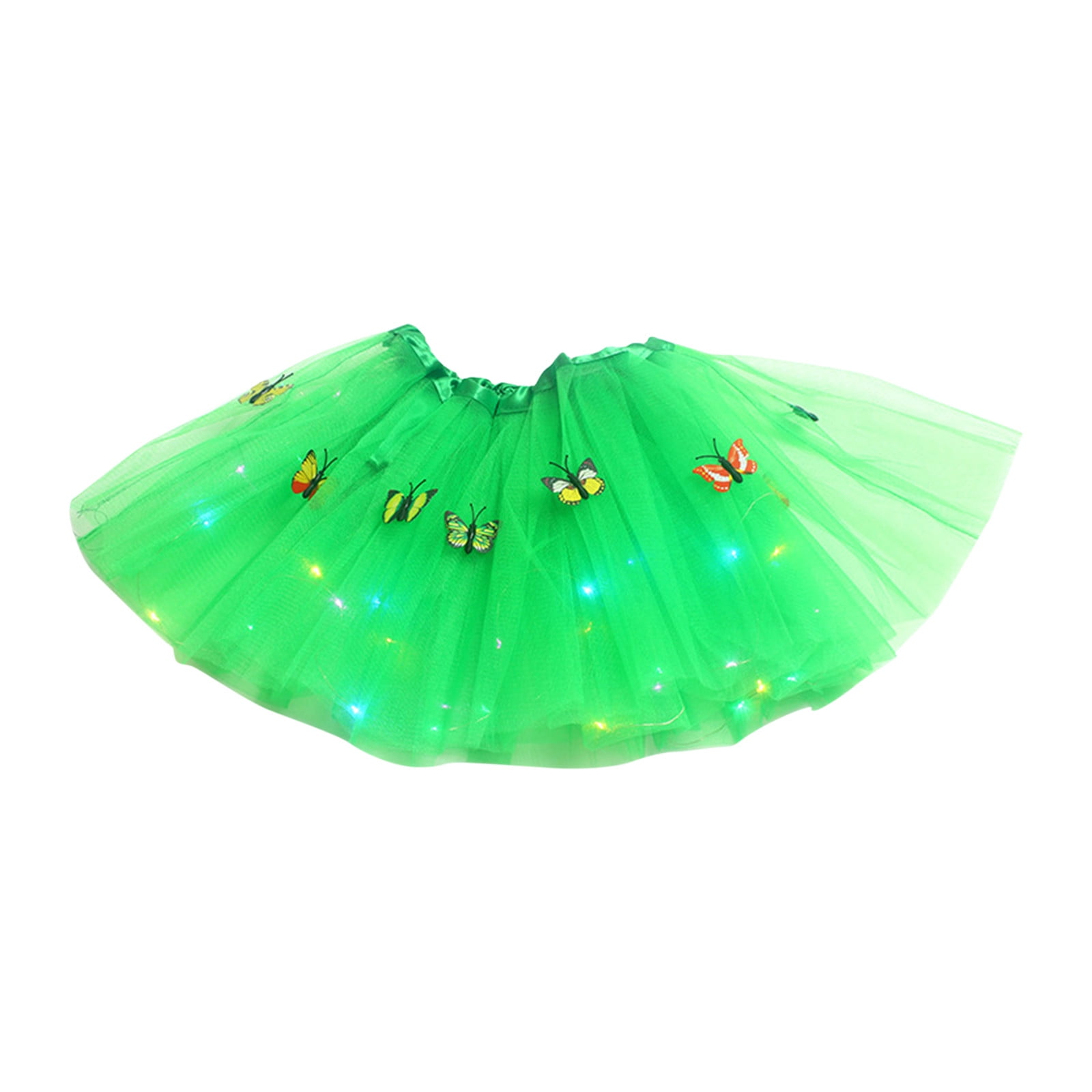 BJUTIR Girls Skirts Baby Soft Fluffy Tutu Skirt Toddler Shining Party ...