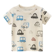 Disney Pixar Cars Toddler's Graphic Tee T-Shirt, Lightning McQueen ...