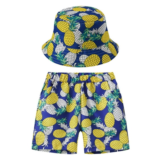 BJUTIR Toddler Boys Shorts Child Casual Floral Printing Shorts Summer ...