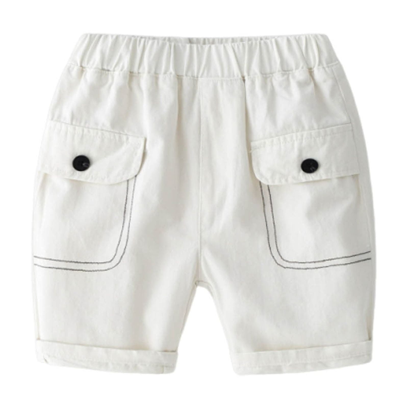 BJUTIR Toddler Boys Shorts Kids Comfortable Elastic Waist Casual Summer ...