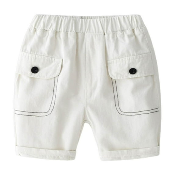 BJUTIR Toddler Boys Shorts Kids Comfortable Elastic Waist Casual Summer ...