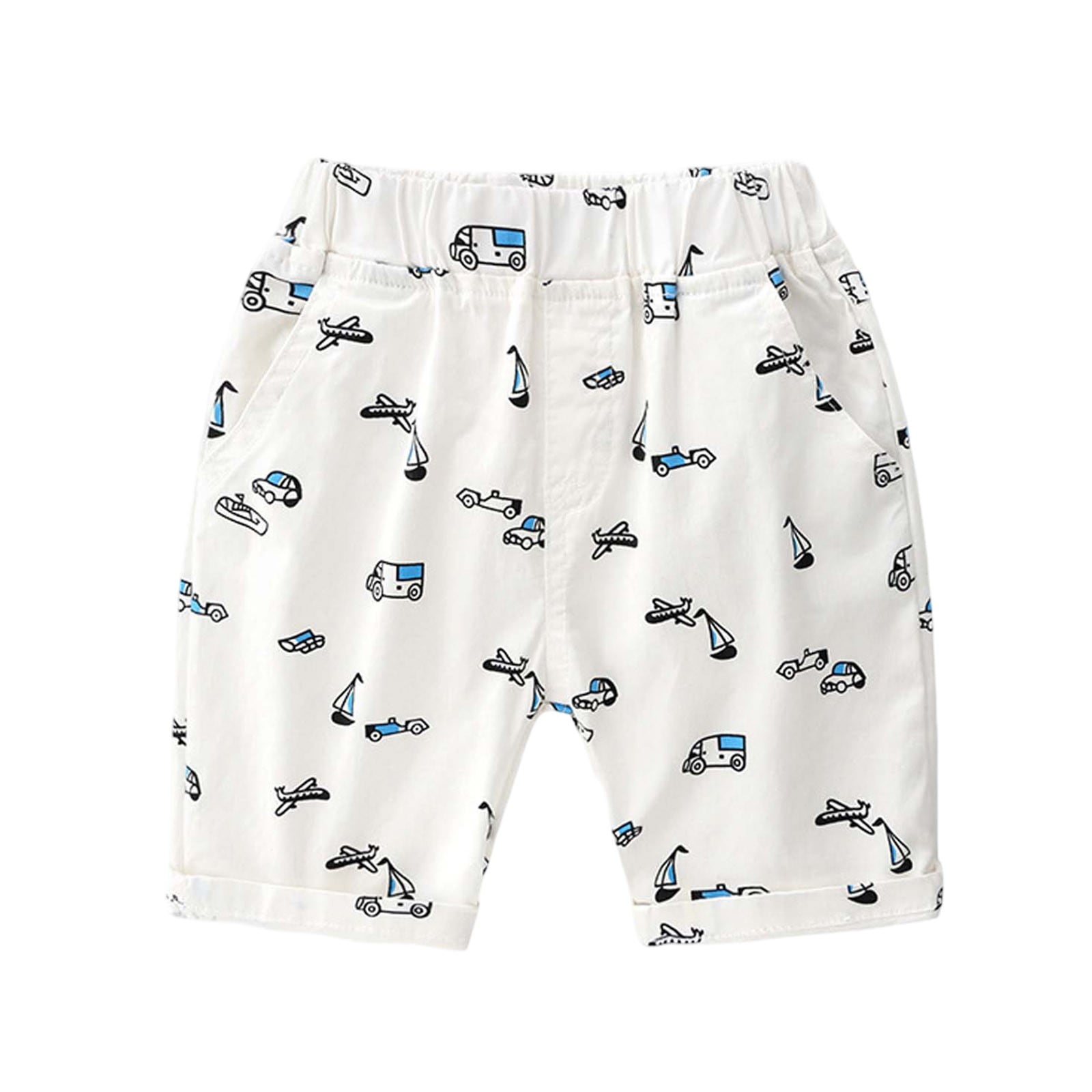 BJUTIR Toddler Boys Shorts Kids Sport Cartoon Prints Casual Shorts ...
