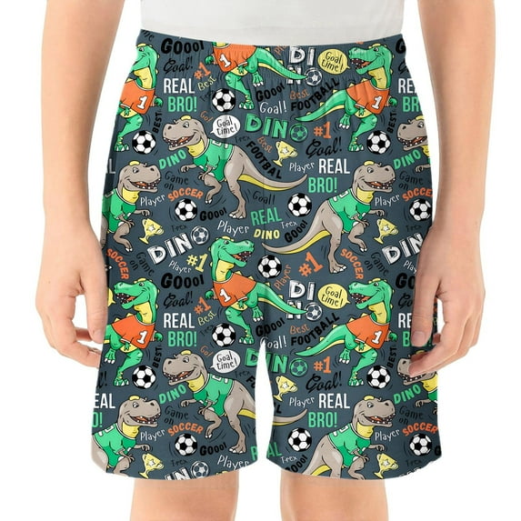 BJUTIR Toddler Boys Shorts To Teen With Dinosaur Print Comfortable ...