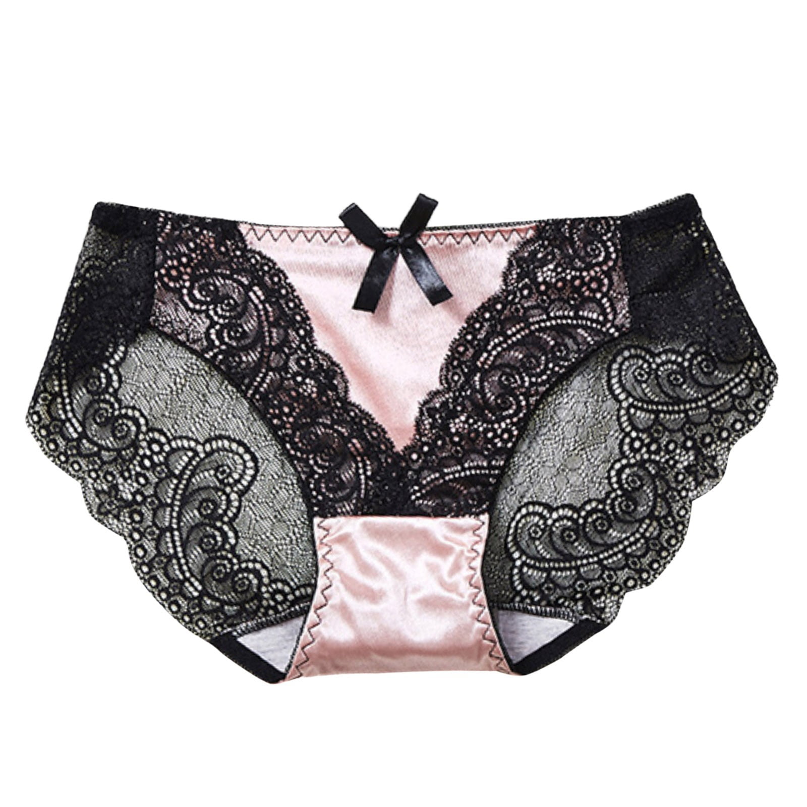 Bjutir Women Elastic Waist Panties Underwear Lace Underwear For Women
