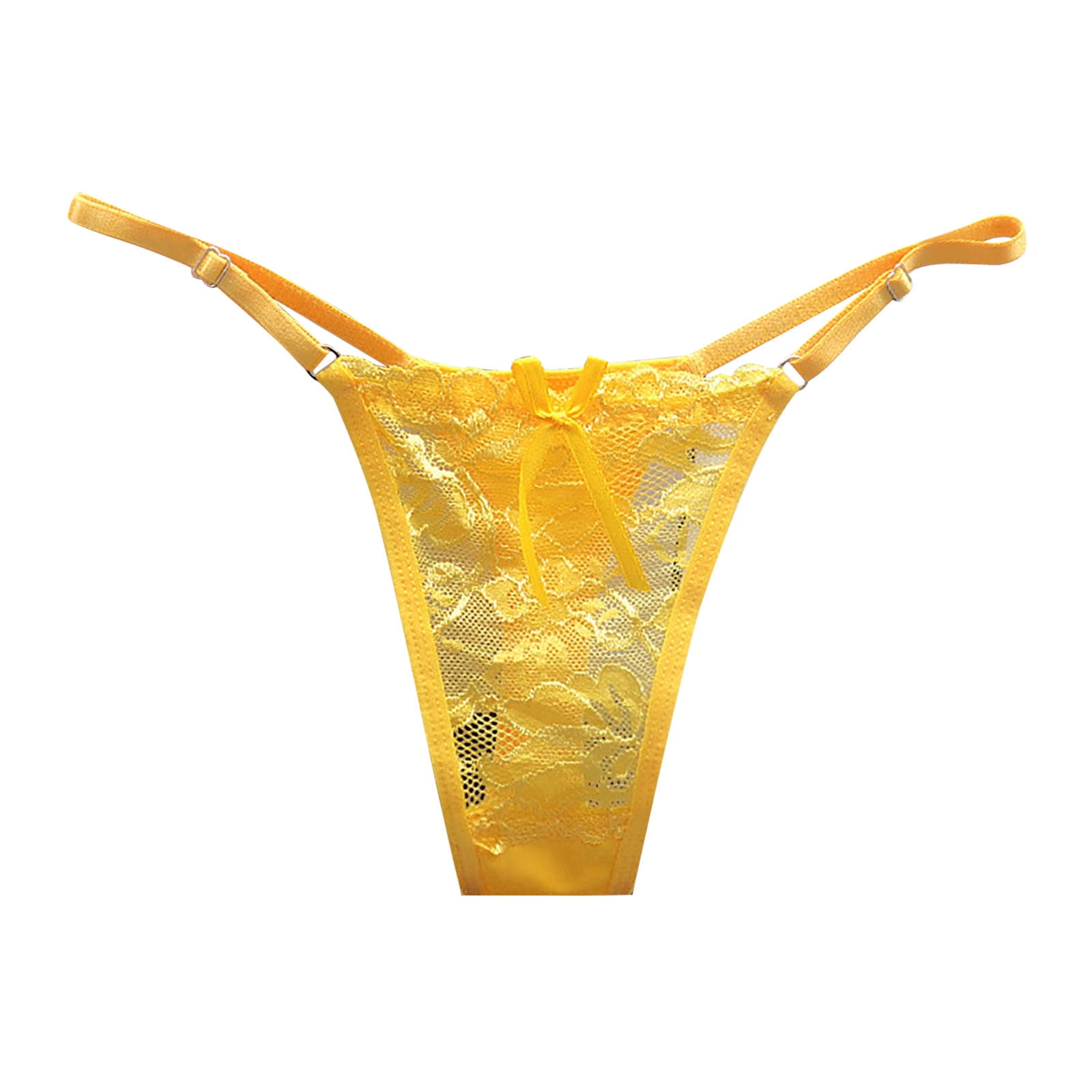 Bjutir Women Elastic Waist Panties Underwear Womens Low Waist Ultra
