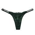Bjutir Women Elastic Waist Panties Underwear Womens Shiny Rhinestone