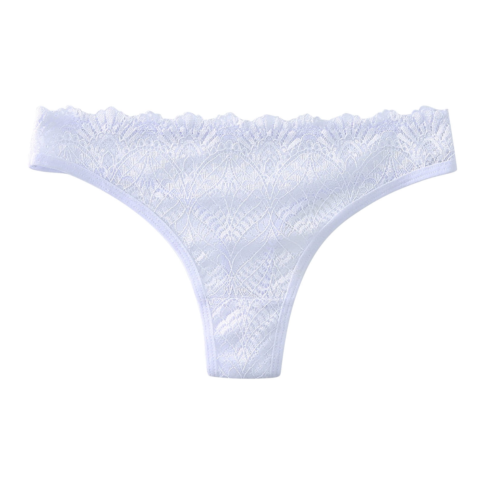 Bjutir Women Elastic Waist Panties Underwear Womens Solid Color Low