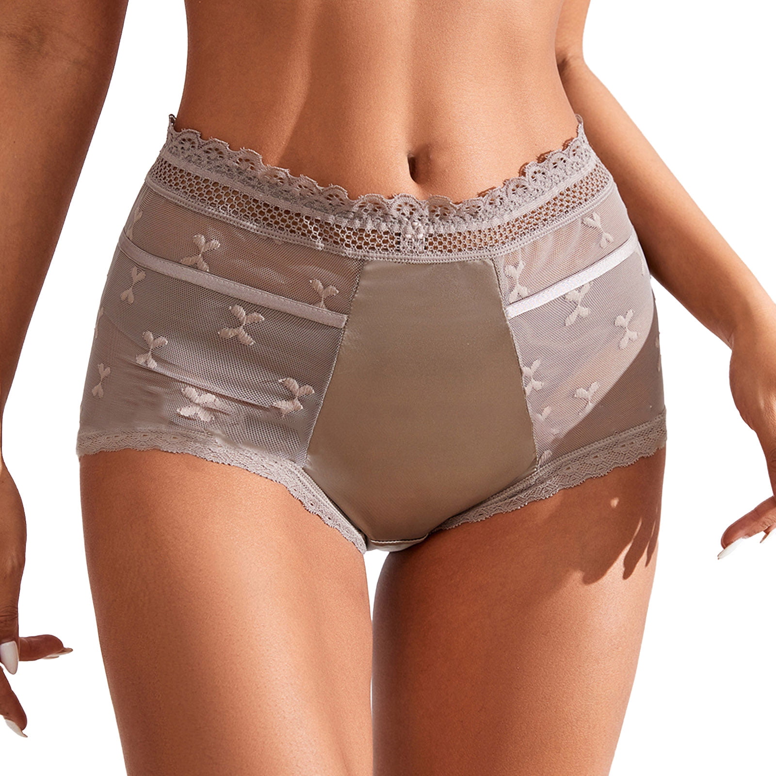 Bjutir Women Elastic Waist Panties Underwear Womens Underwear Lace