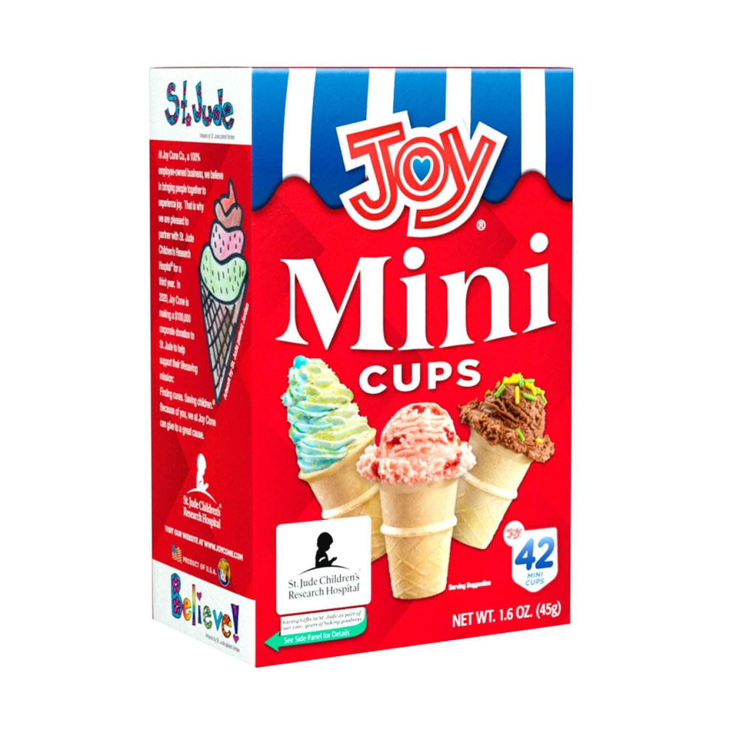 BJYF Mini Cups Miniature Ice Cream Cones For Kids, Desserts, Cupcake ...