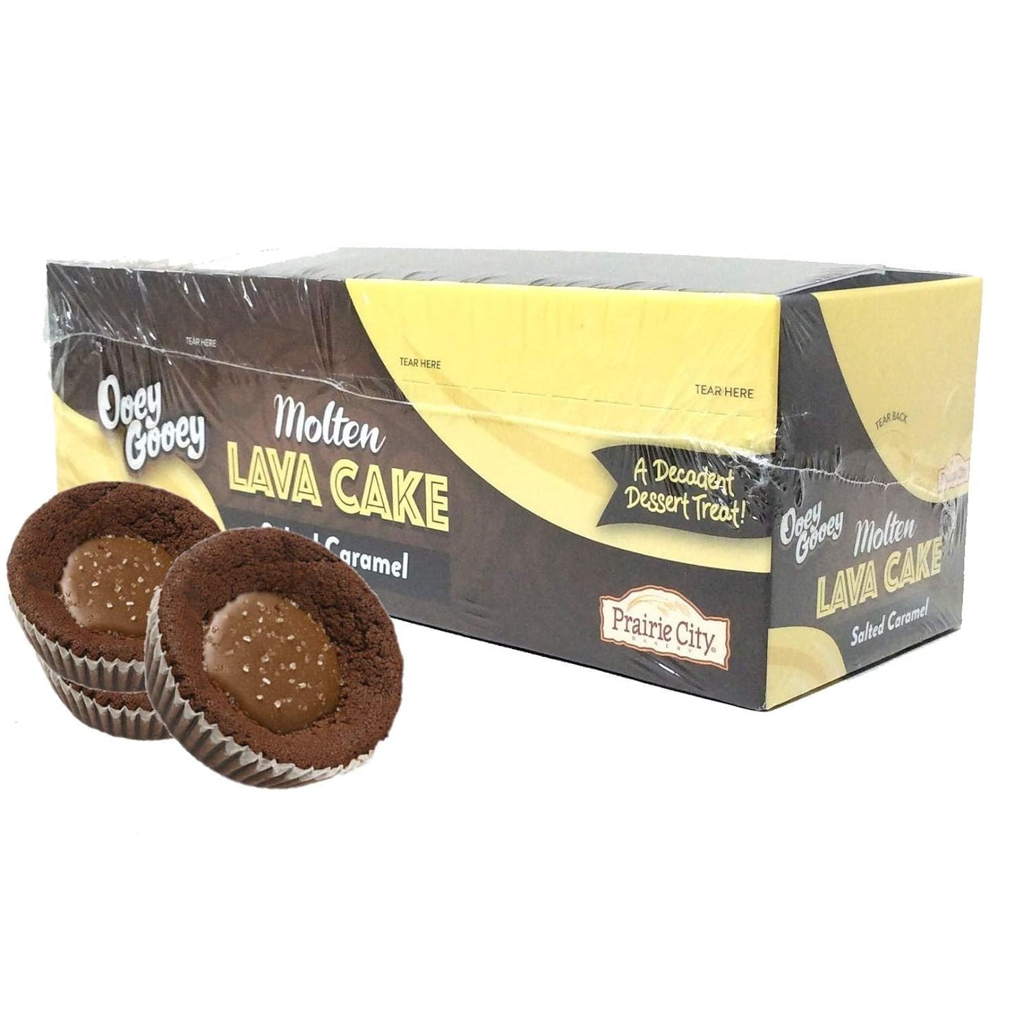 BJYF Ooey Gooey Molten Lava Cake Individually Wrapped 3.2 Ounce Snack ...
