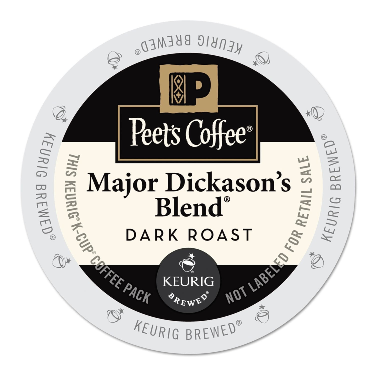 BJYF & Tea Single-Serve Coffee K-Cup Pods, Major Dickason's Blend ...