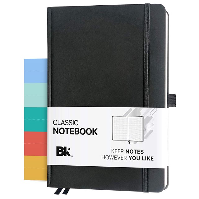 BK Premium Classic Executive Hardcover Notebook Journal - Dotted ...