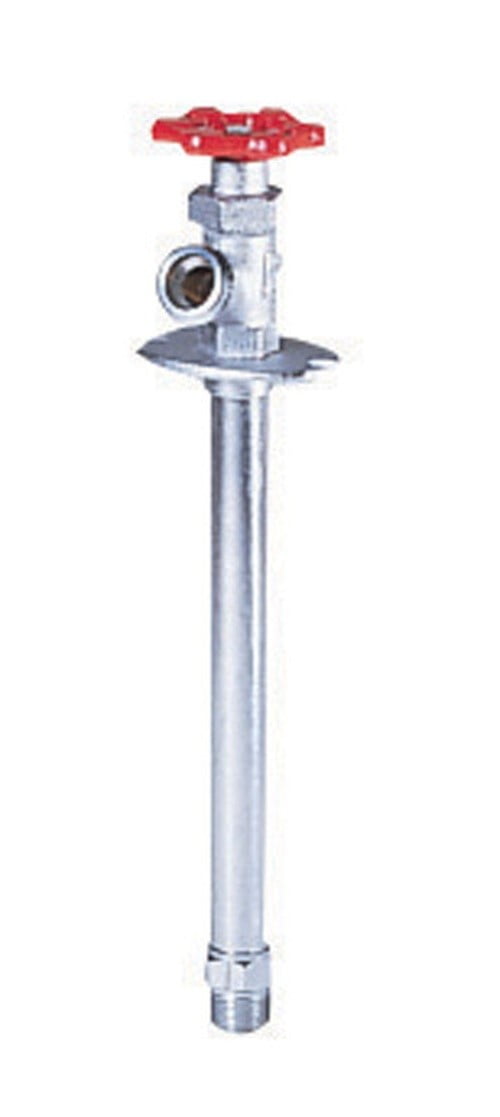 B&K Mueller 1/2 in. MIP MHT Brass Sillcock Valve, Chrome Plated, Frost ...