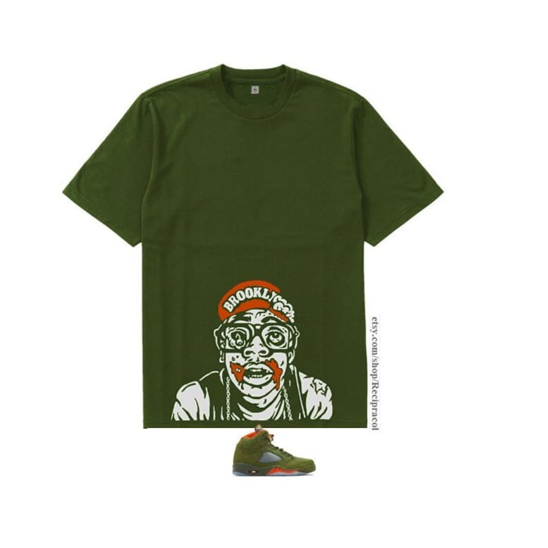 BK Zombie Orange shirt air Jordan 5 olive outfit - Walmart.com
