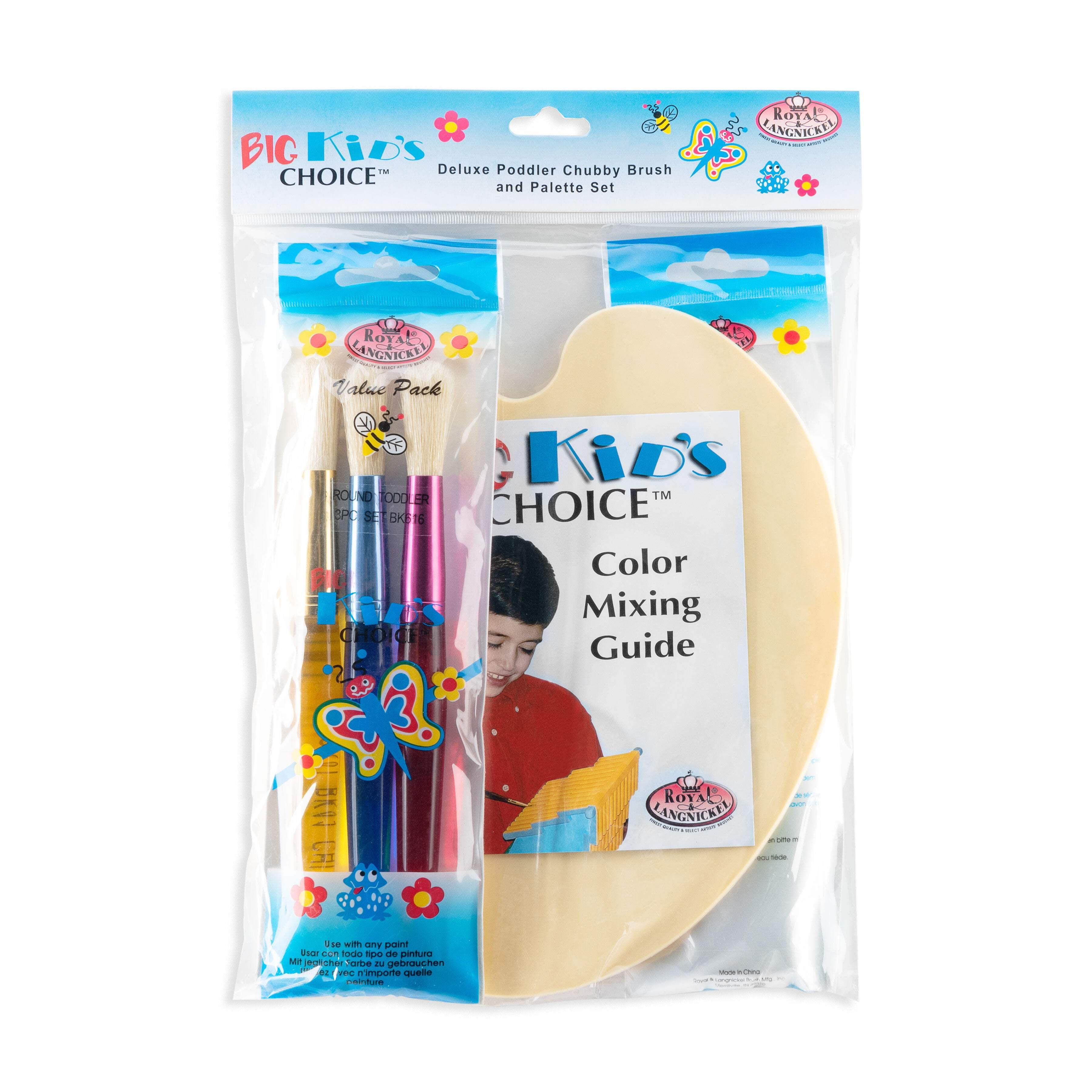 BK630 | Big Kid's Choice™ Toddler Chubby Brush Set with Palette ...