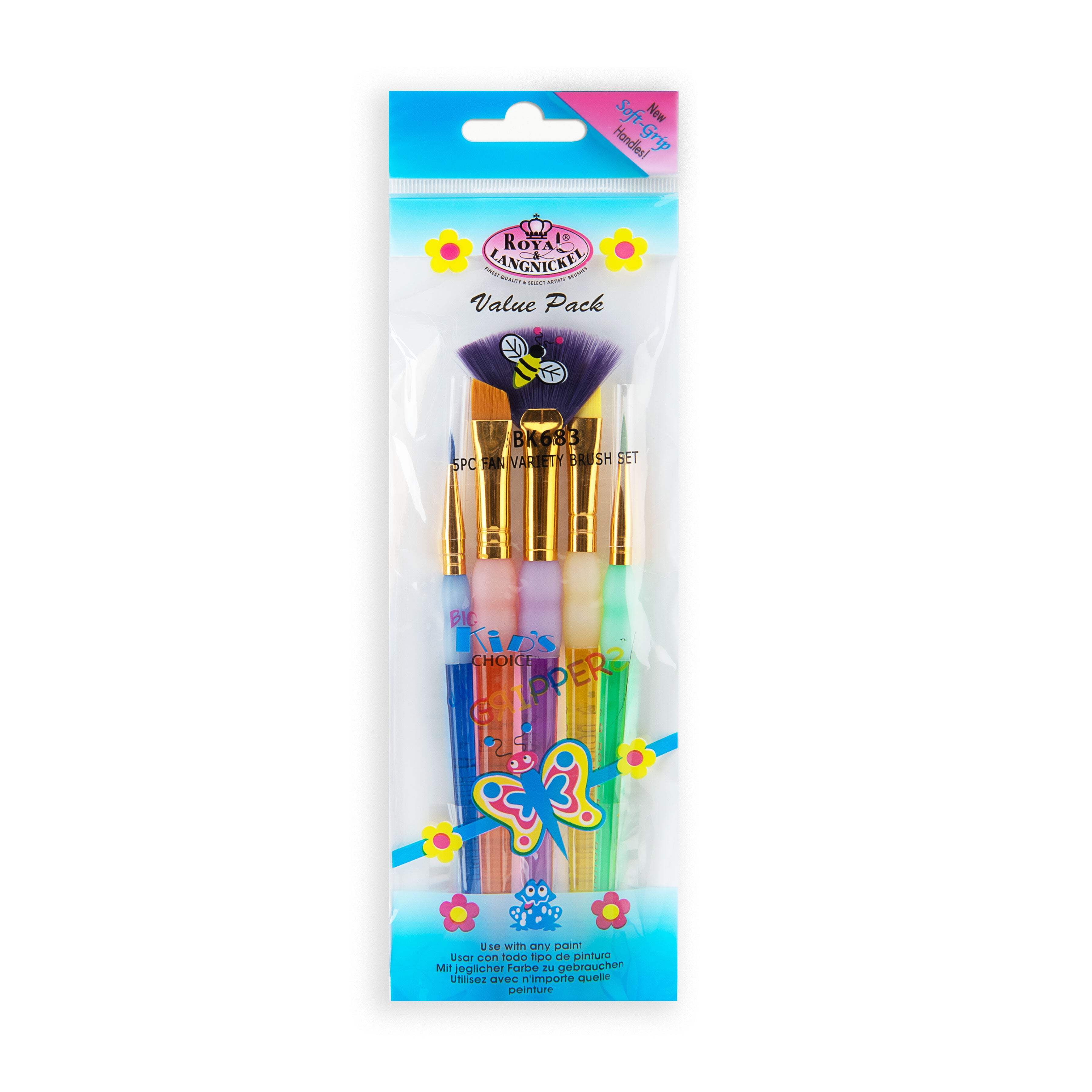 BK683 | Big Kid's Choice™ 5pc Lil' Grippers™ Variety Brush Set ...