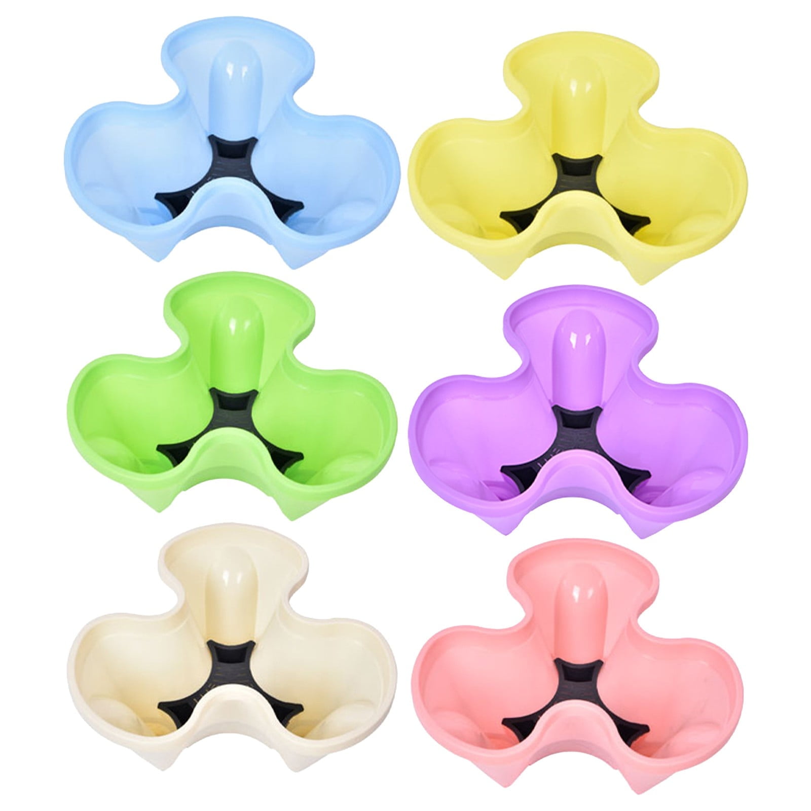 BKBP 5PCS Plant Pots Indoor Plastic Flower Pots, Stackable Multi Layer ...