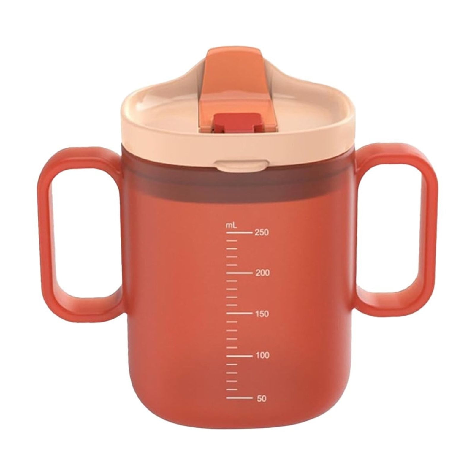 BKBP Adult Sippy Cups for Elderly, Plastic Spill Proof Cups with 2 ...