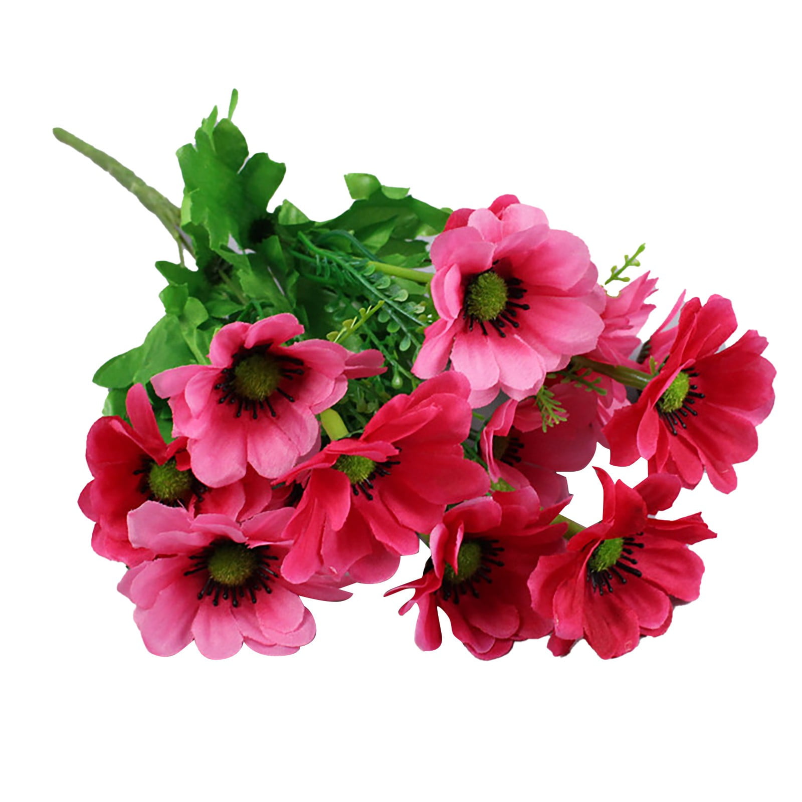 BKBP Artificial Daisy UV Resistant Artificial Flower Faux Wildflowers ...