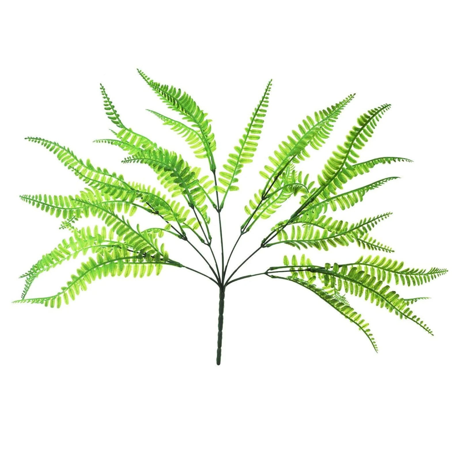 BKBP Artificial Fern Bush Plants - Realistic Greenery Shrubs for Indoor ...
