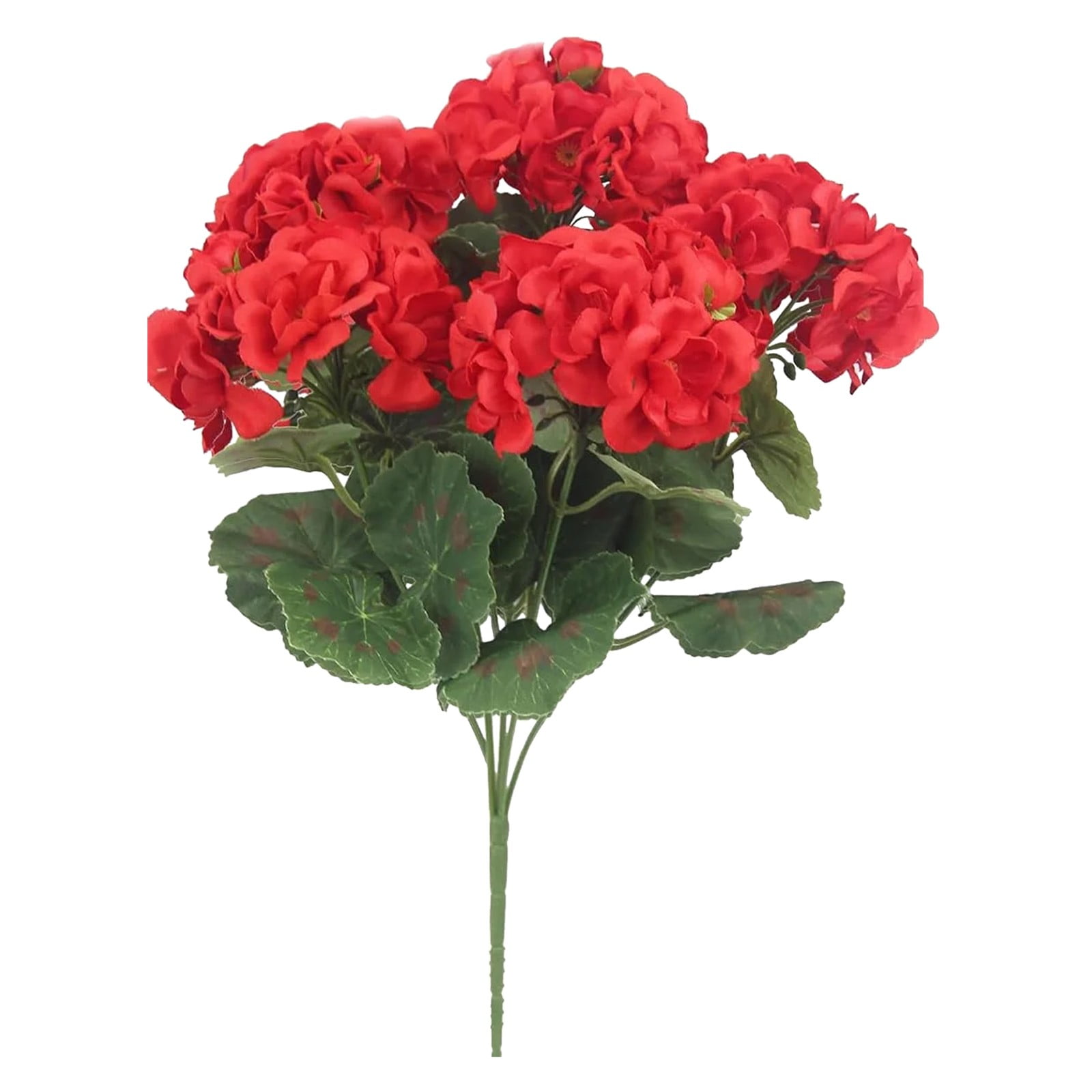 BKBP Artificial Geraniums Flowers Silk Geraniums for Outdoors UV ...