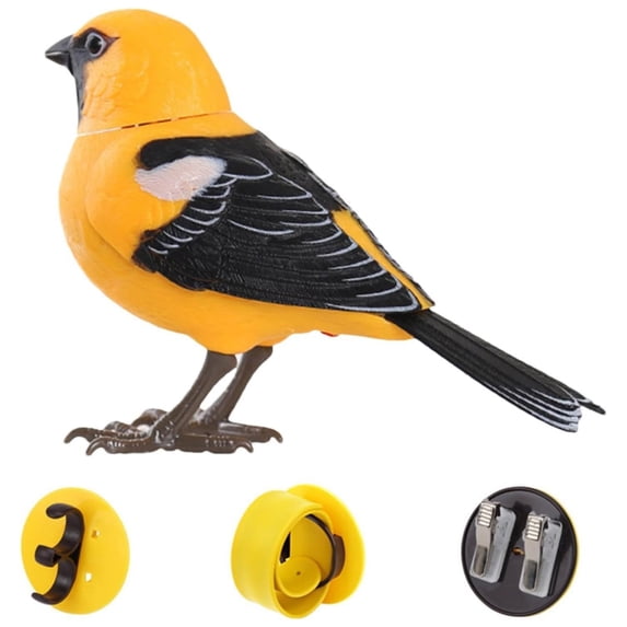 BKBP Chirping Bird Toy with Realistic Sounds, Battery-Operated ...