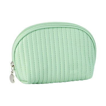 BYB Cute Makeup Bag Mini Cosmetic Pouch For Women Small Quilted Beauty ...