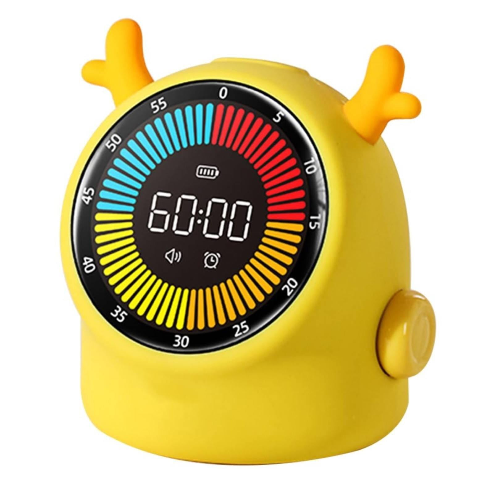 BKBP Cute Visual Timer for Kids, 99/60 Minute Digital Kids Visual Timer ...
